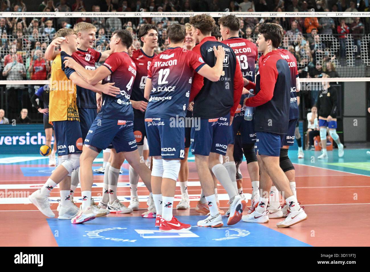25.10.2025, LKH Arena, Lueneburg, GER; 1. VBL, SVG Lueneburg vs ...