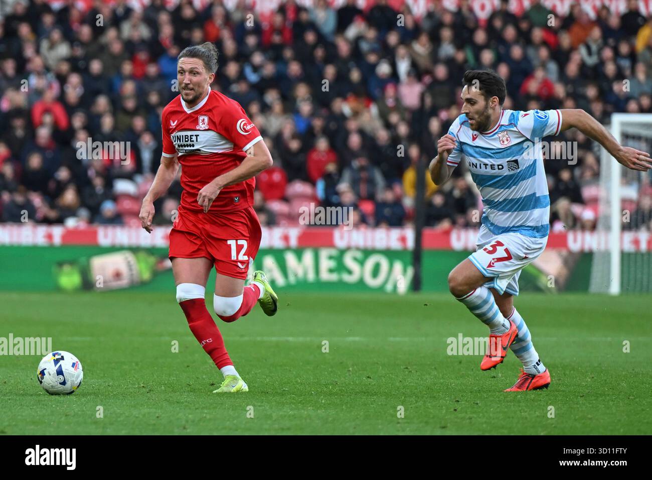 Luke Ayling of Middlesbrough during the Sky Bet Championship match ...