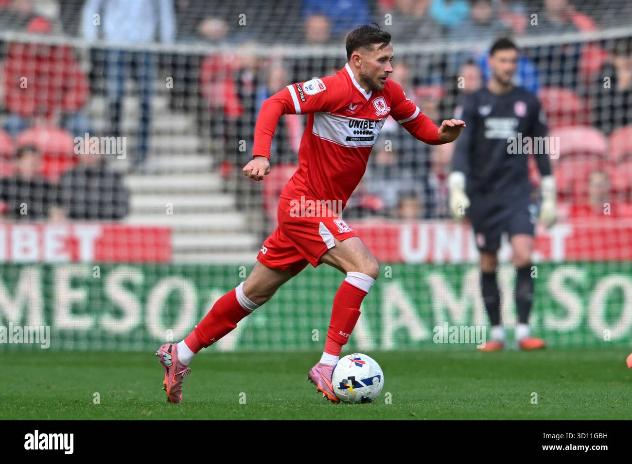 Alan Browne of Middlesbrough during the Sky Bet Championship match ...