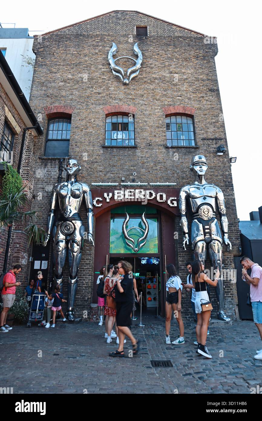 London, United Kingdom - August 11, 2022: Entrance of the Cyberdog ...