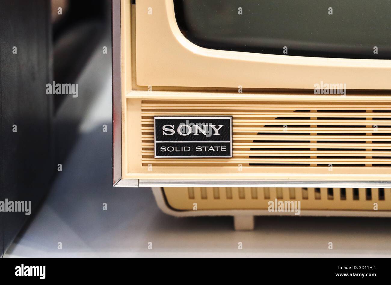 London, United Kingdom - August 13, 2022: Vintage Sony Solid State ...