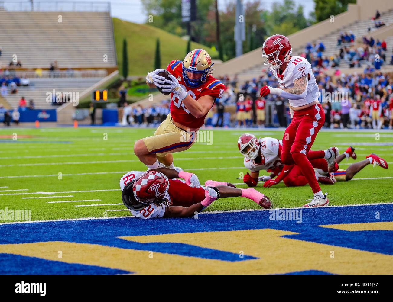 October 25, 2025:.Tulsa Golden Hurricane tight end Brody Foley (80 ...