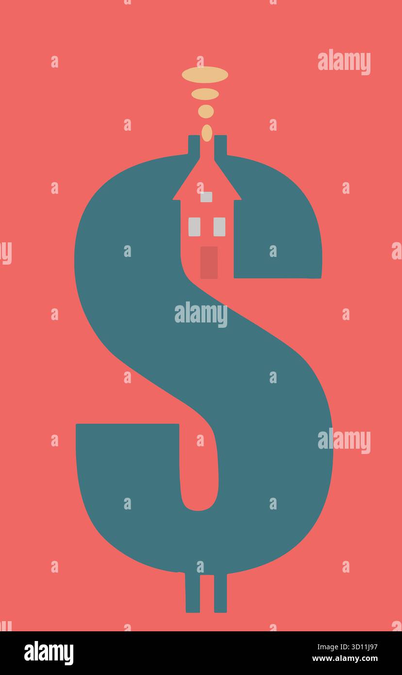 High income housing Stock Vector Images - Alamy