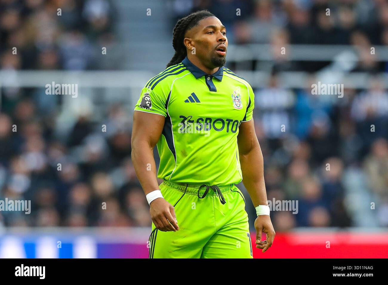 Adama Traoré Of Fulham during the Newcastle United v Fulham Premier ...