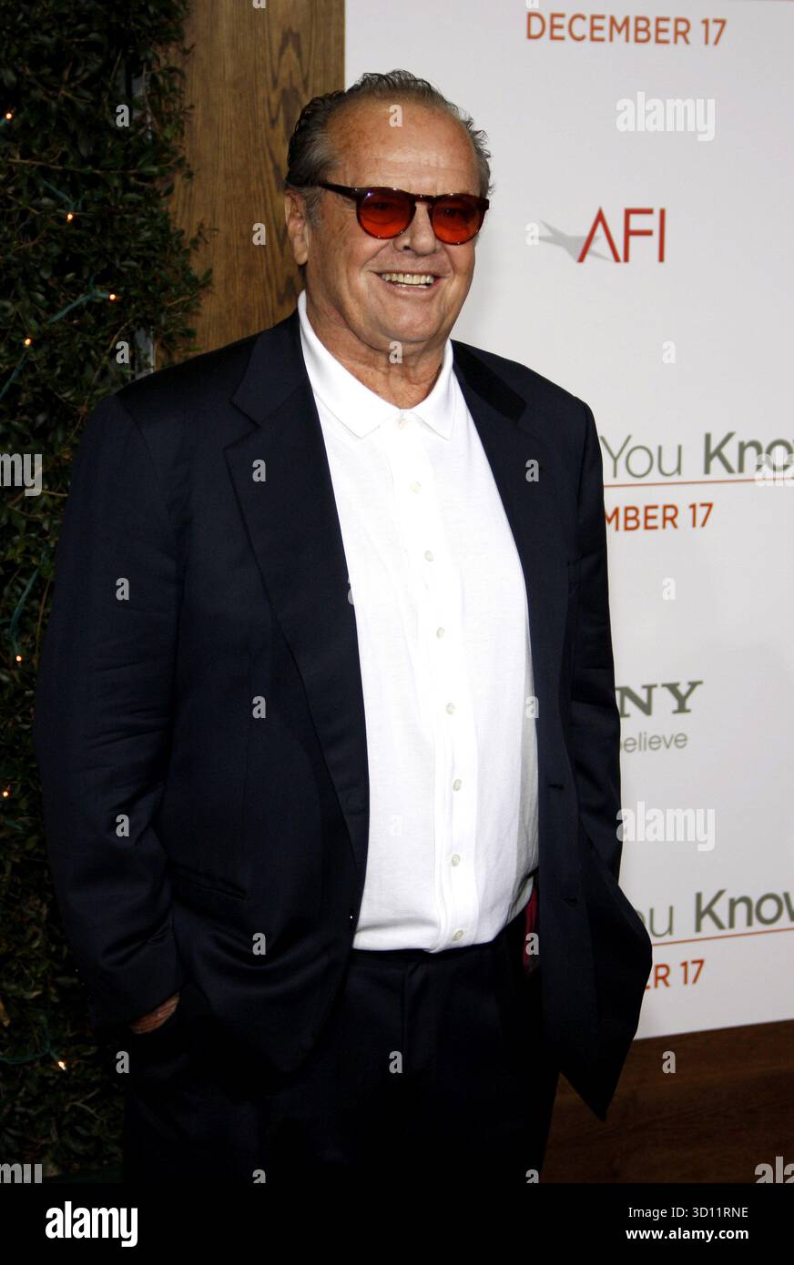 Jack Nicholson at the Los Angeles premiere of 'How Do You Know' held at ...