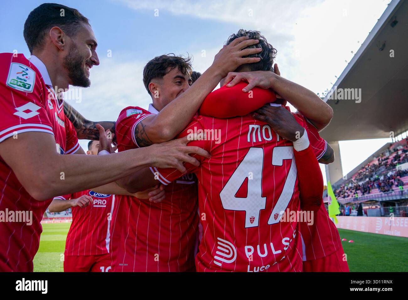 Dany Mota celebrate the goal with the team mates during the Italian ...