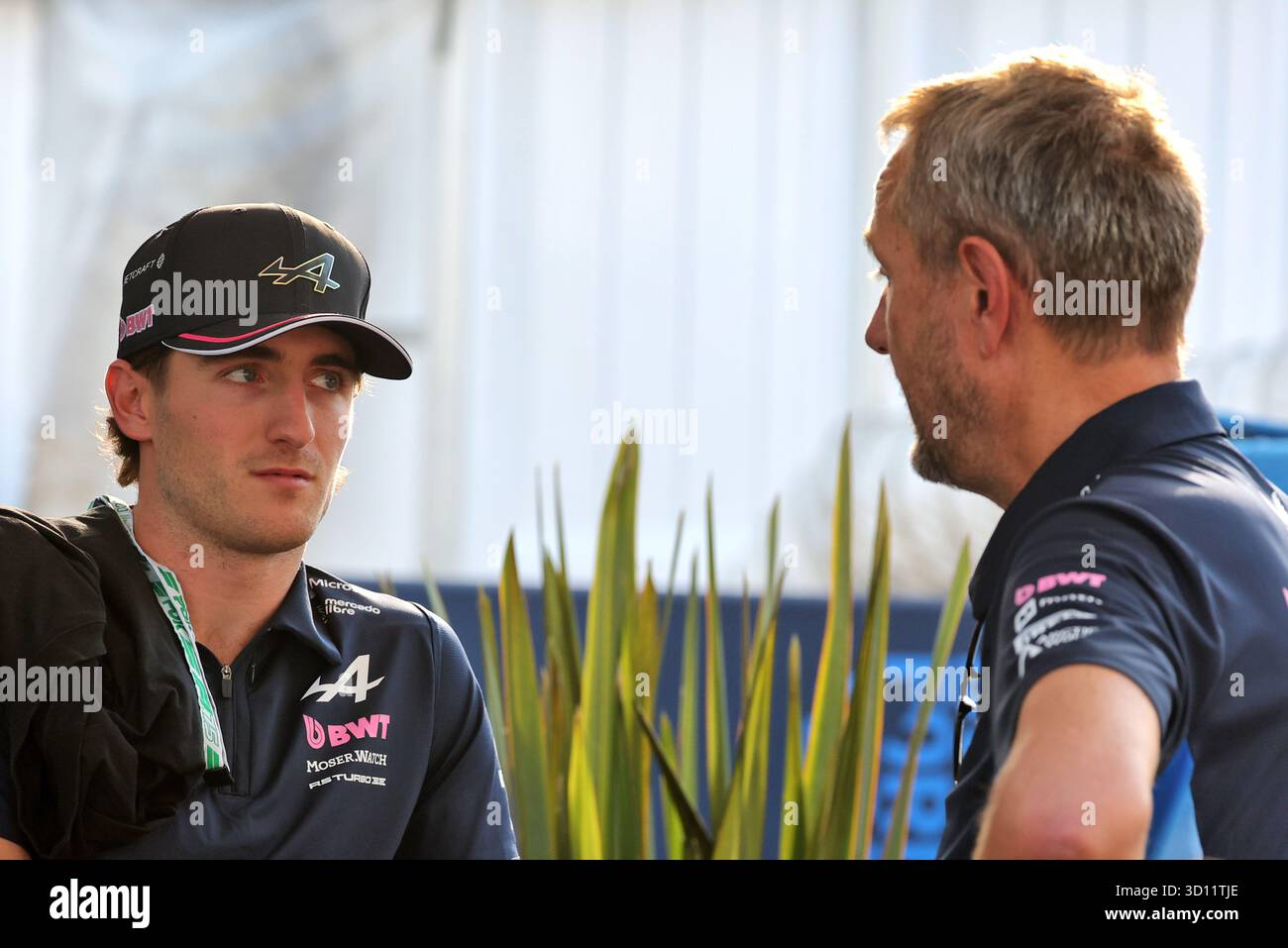 (L to R): Jack Doohan (AUS) Alpine F1 Team Reserve Driver with Steve ...