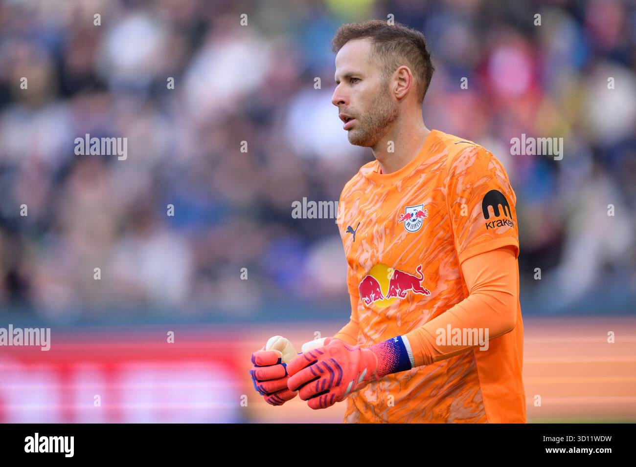 Goalkeeper Peter Gulacsi (Leipzig) FC Augsburg, October 25, 2025 ...