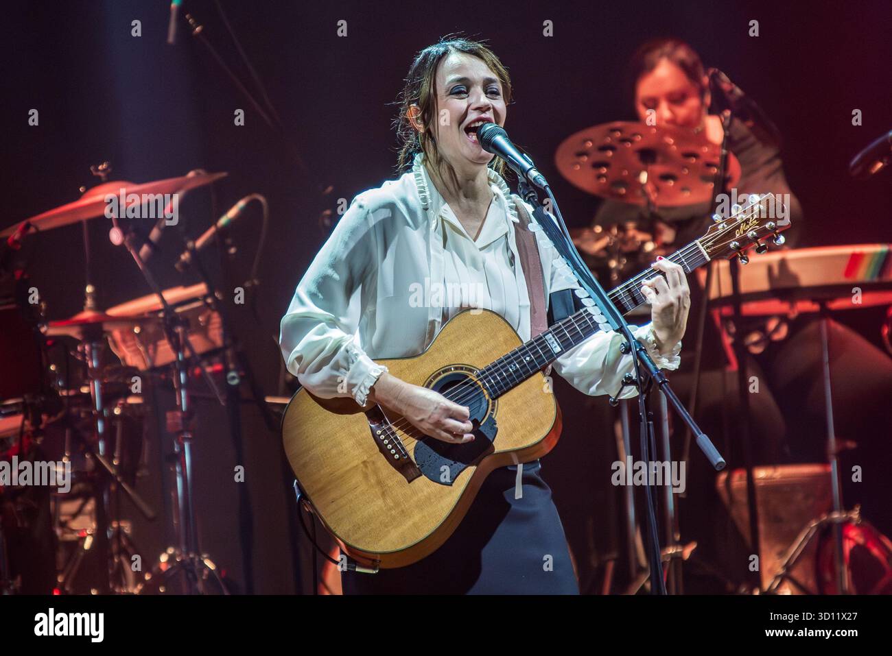 Italian singer-songwriter Carmen Consoli performs the Teatro Colosseo ...