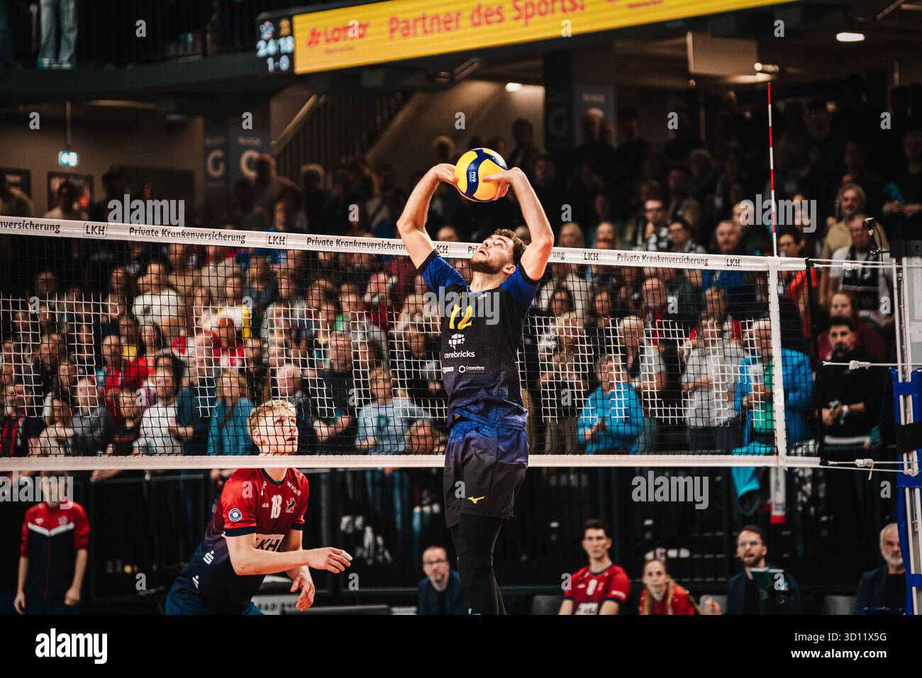 Paul Klimm (12, cerebricks VOLLEY GOATS Mitteldeutschland) spielt den ...