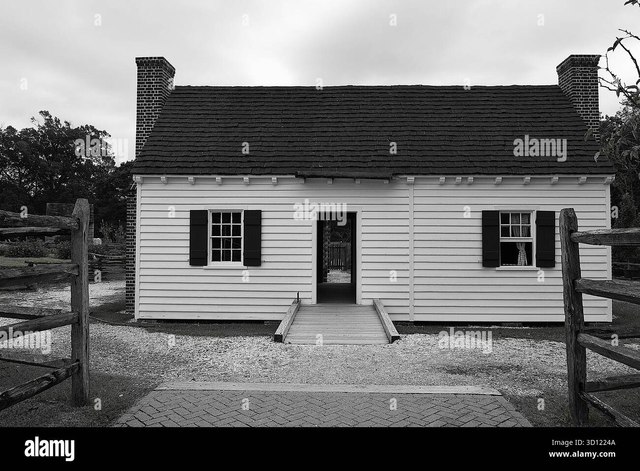 Virginia, Colonial farm Stock Photo - Alamy