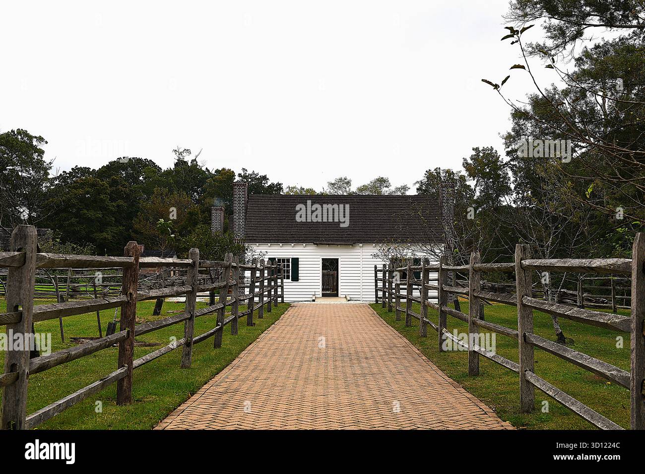 Virginia, Colonial farm Stock Photo - Alamy