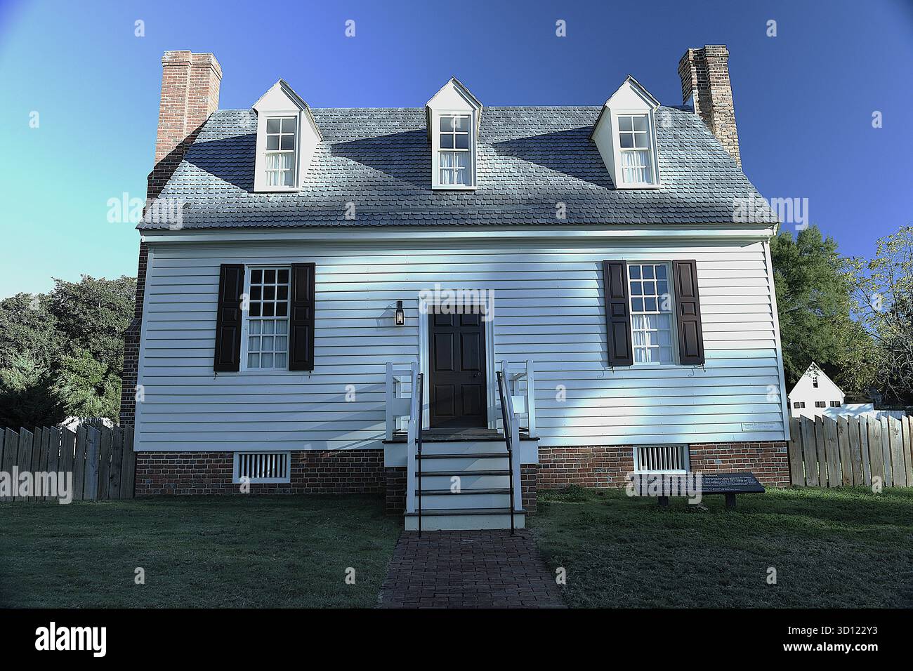 The Bray School in Colonial Williamsburg Stock Photo - Alamy
