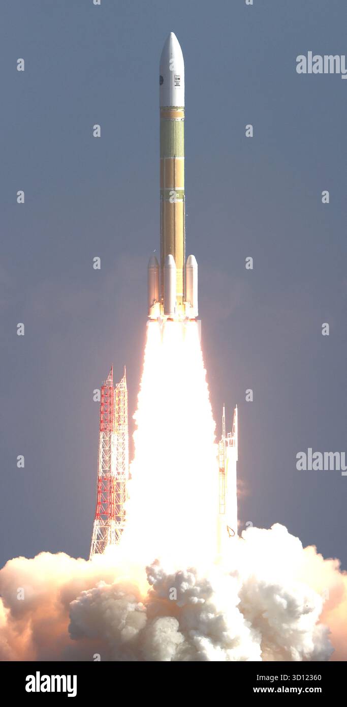 The H3 rocket No. 7 is launched at the Tanegashima Space Center in Minamitane Town, Kagoshima ...