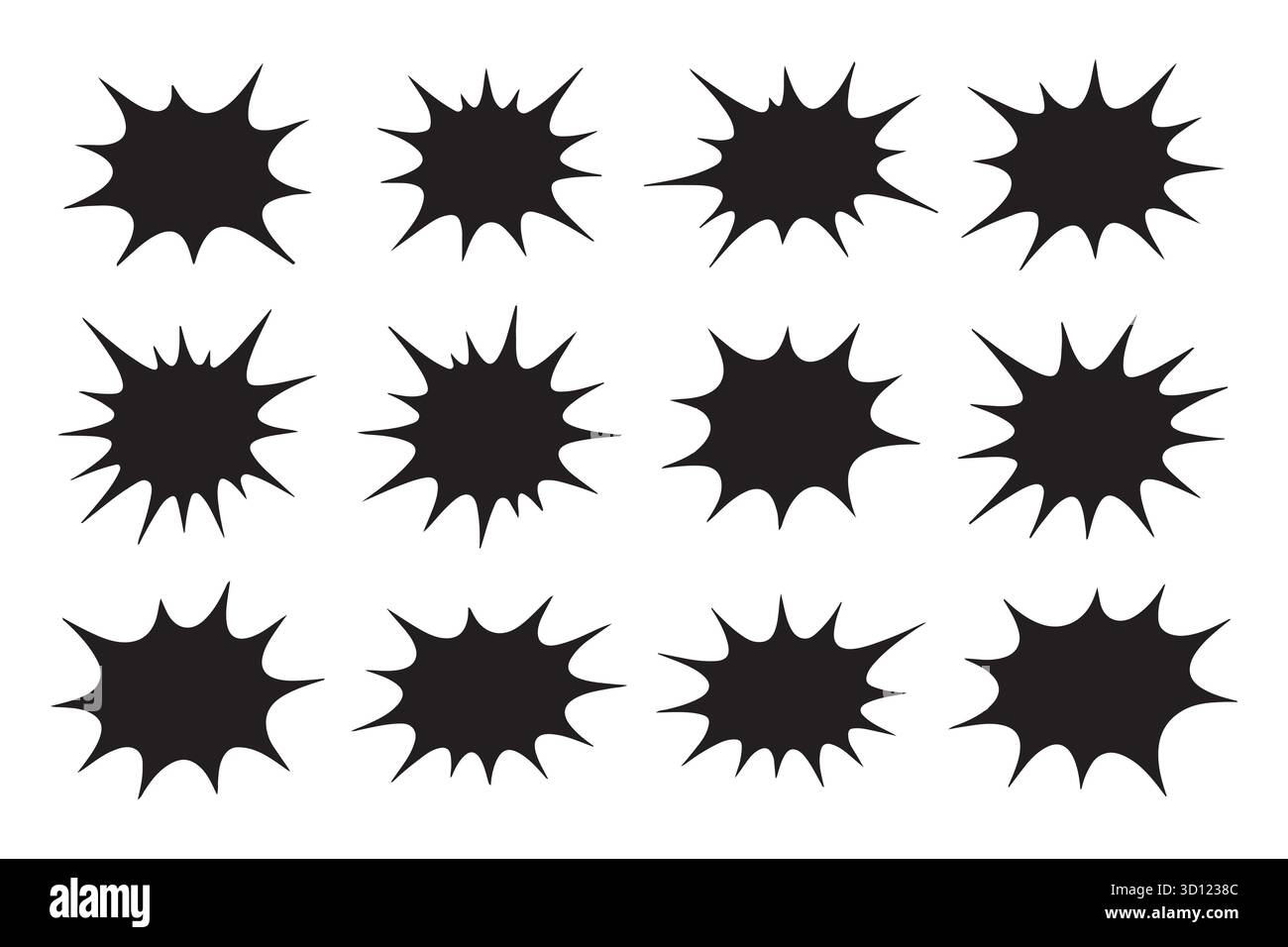 Starburst collection Cut Out Stock Images & Pictures - Alamy