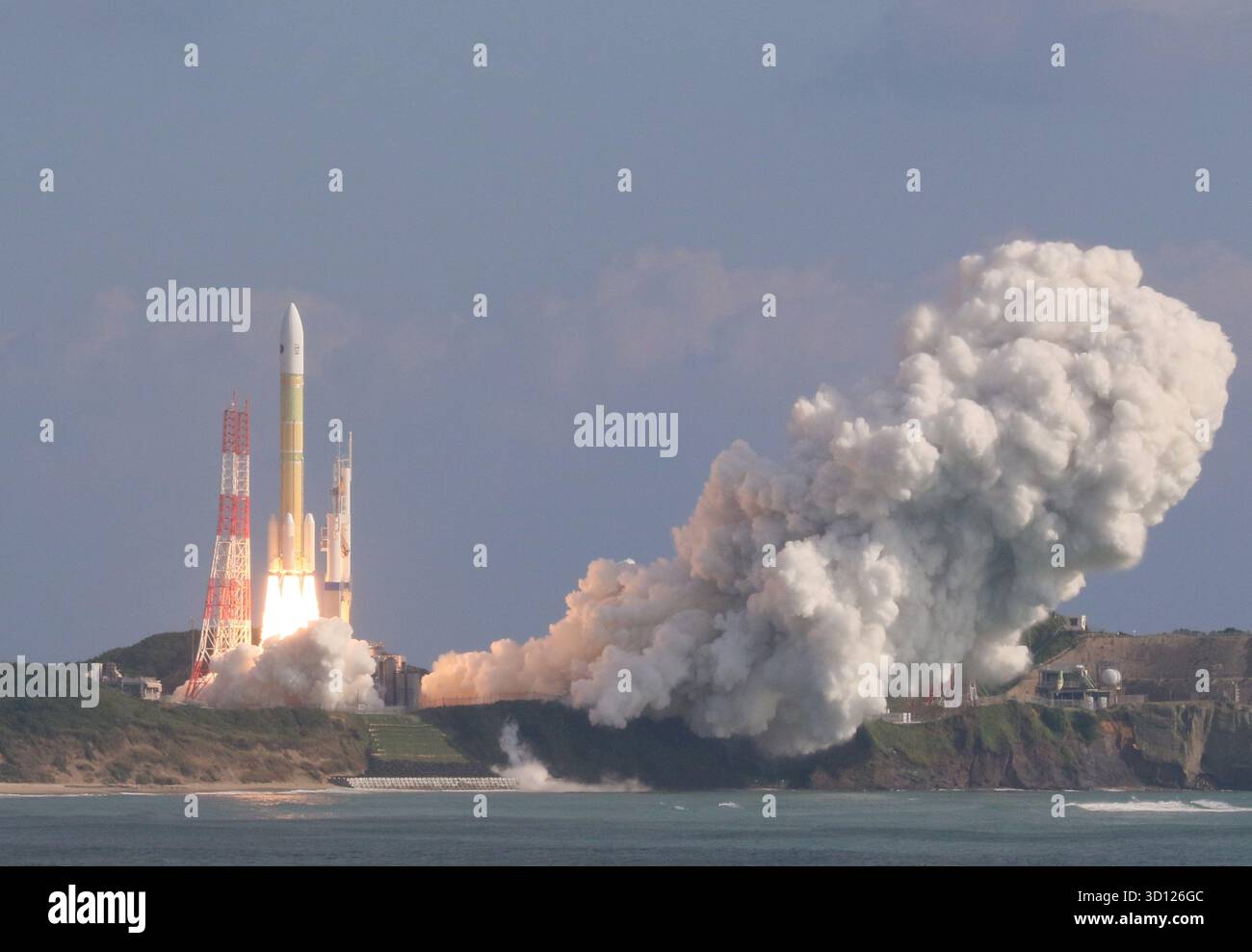 The H3 rocket No. 7 is launched at the Tanegashima Space Center in Minamitane Town, Kagoshima ...