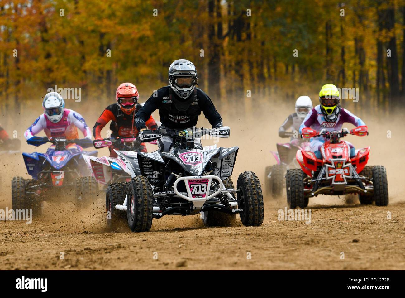 CRAWFORDSVILLE, IN - OCTOBER 25: Austin Abney (703) Yamaha YFZ450R XC1 ...