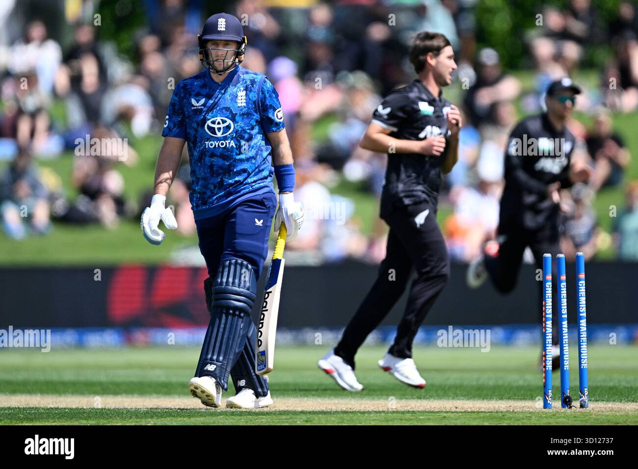 England batsman Joe Root heads reacts after he was dismissed during the ...