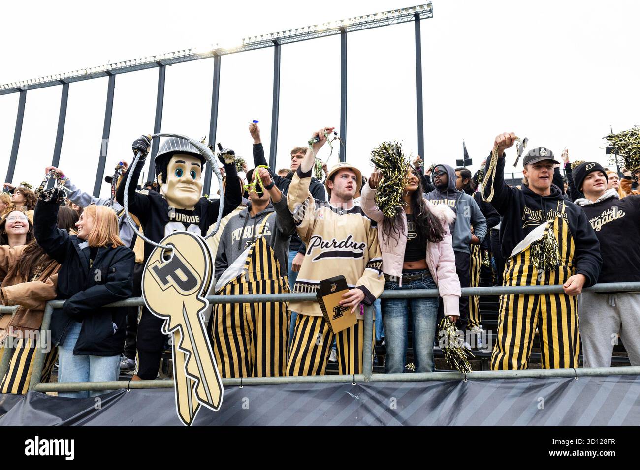 October 25, 2025: Purdue student section during NCAA football game ...