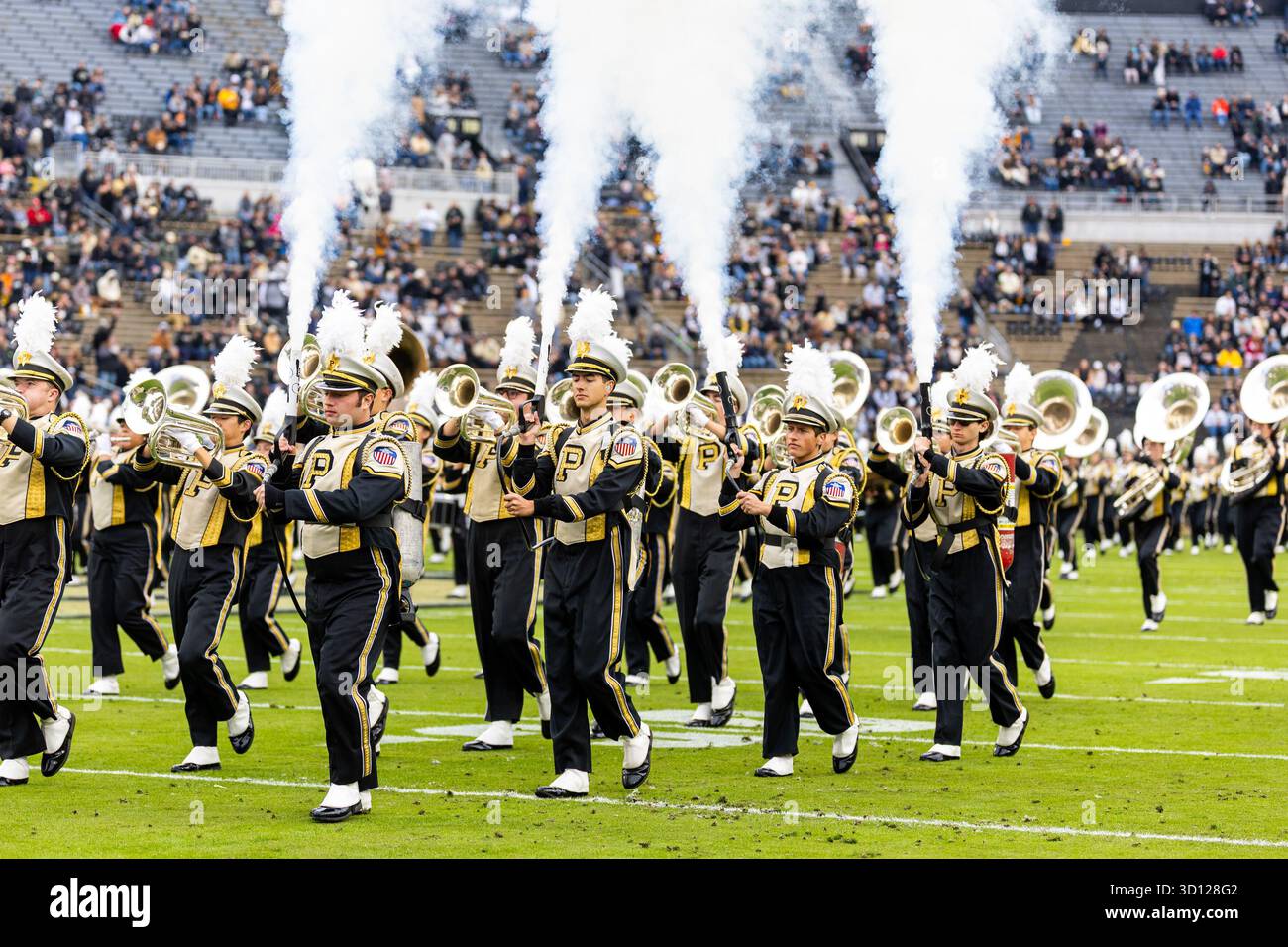 October 25, 2025: Purdue band performance prior to NCAA football game ...