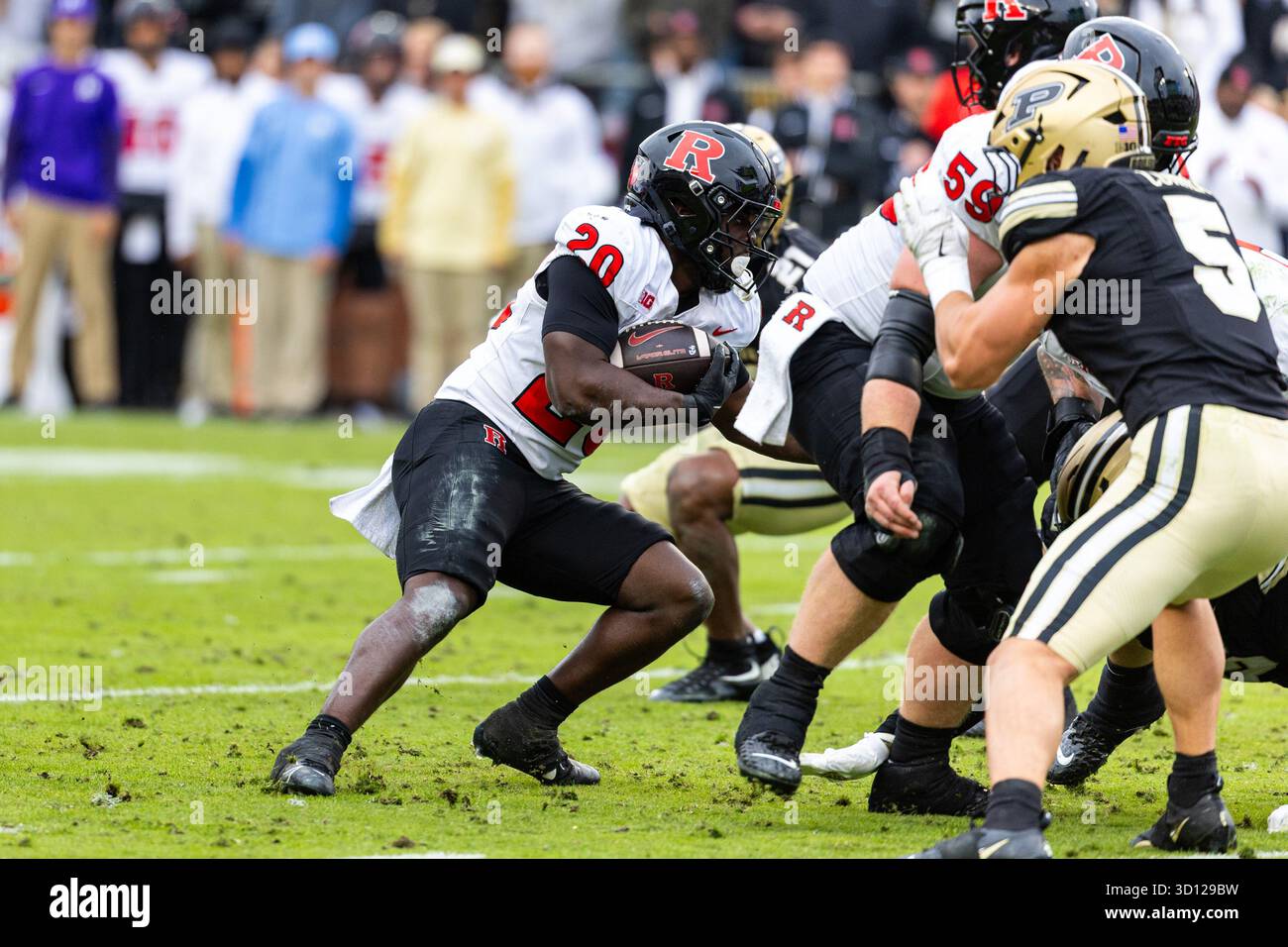 October 25, 2025: Rutgers running back Ja'shon Benjamin (20) during ...