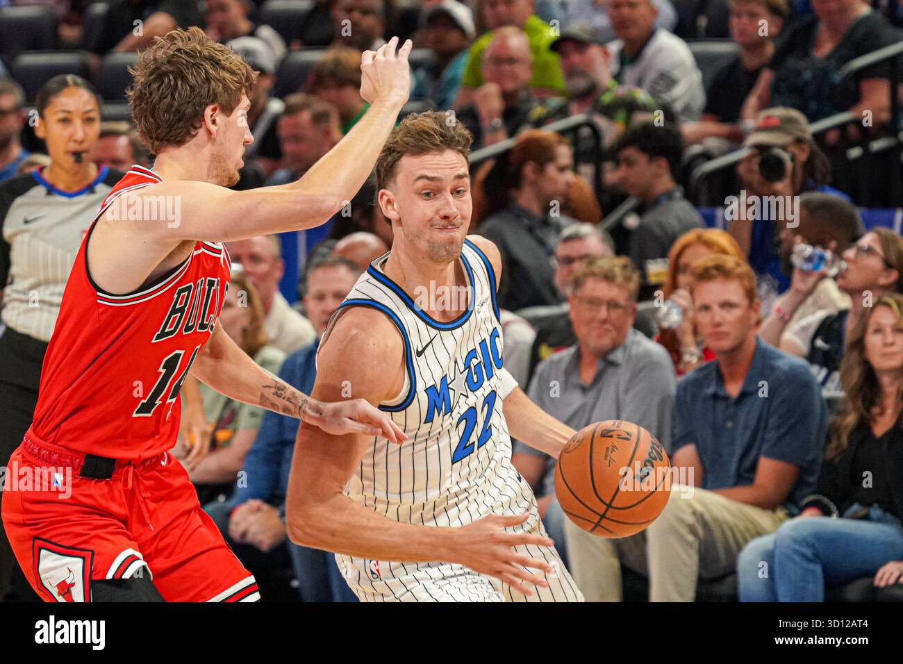 Orlando, Florida, USA, October 25, 2025, Orlando Magic forward Franz ...