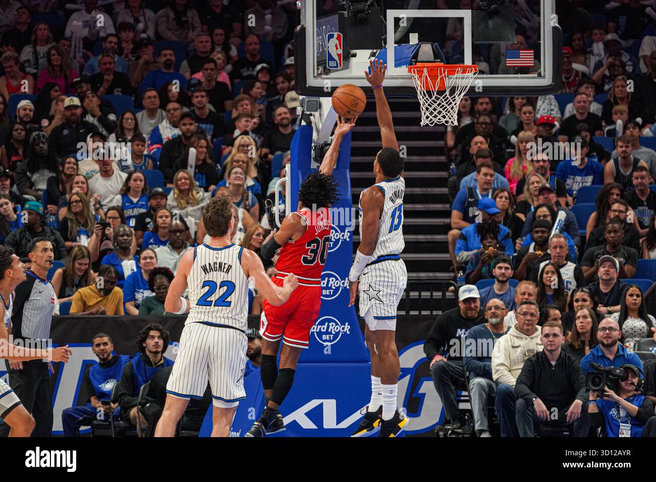 Orlando, Florida, USA, October 25, 2025, Chicago Bulls guard Tre Jones ...
