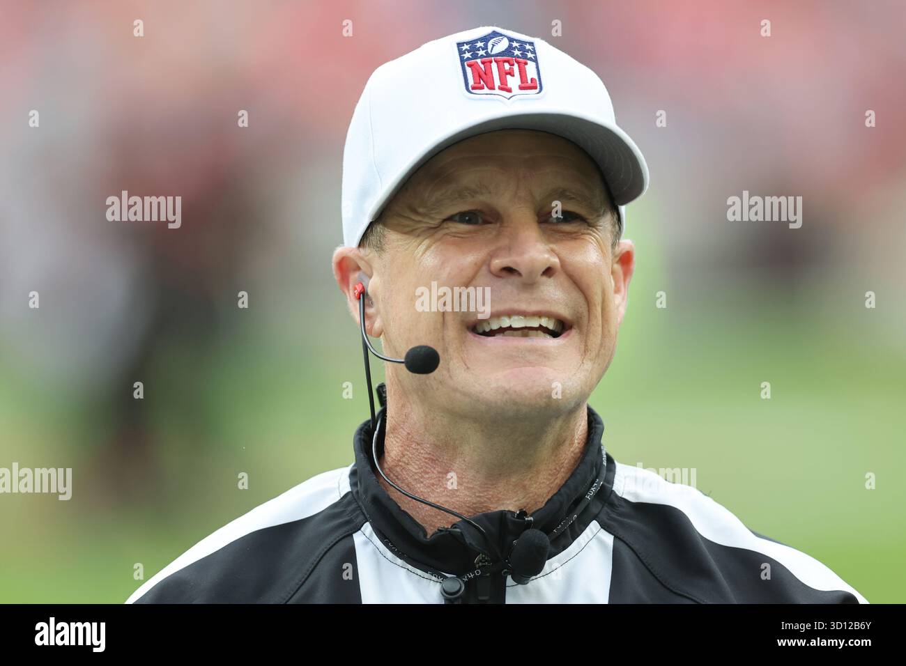 NFL referee Shawn Hochuli during an NFL football game between the Miami ...