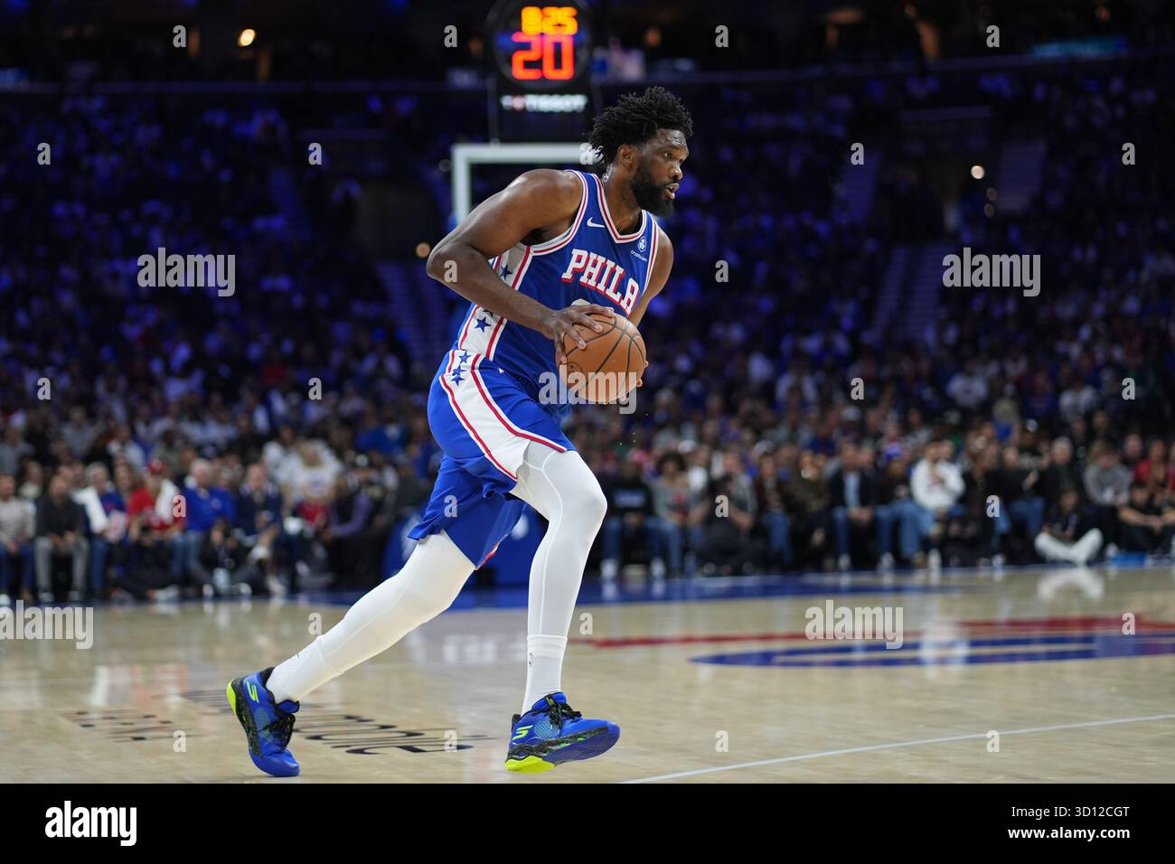 Philadelphia 76ers' Joel Embiid plays during an NBA basketball game ...