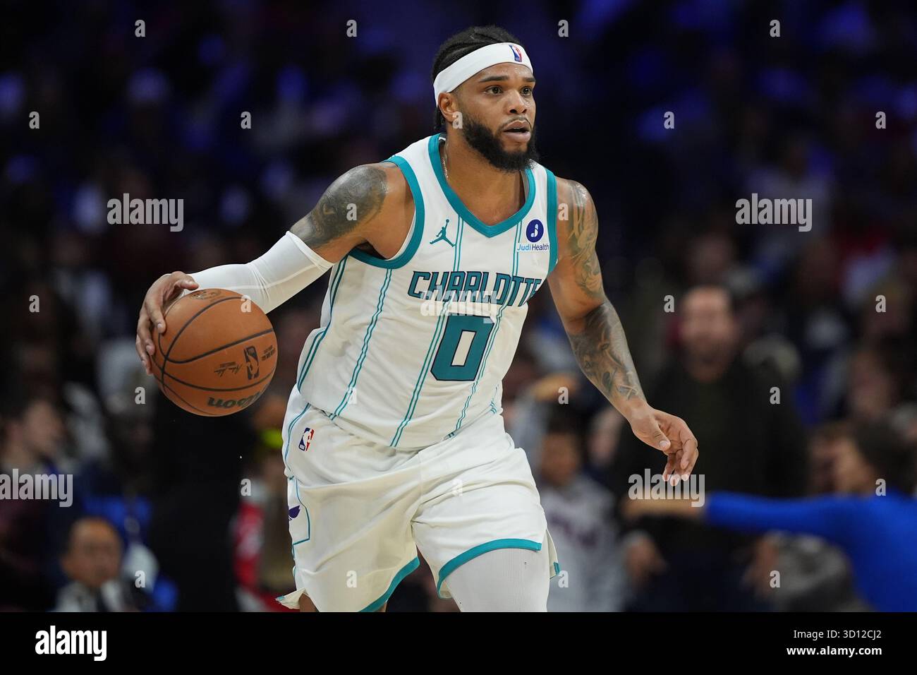 Charlotte Hornets' Miles Bridges plays during an NBA basketball game ...