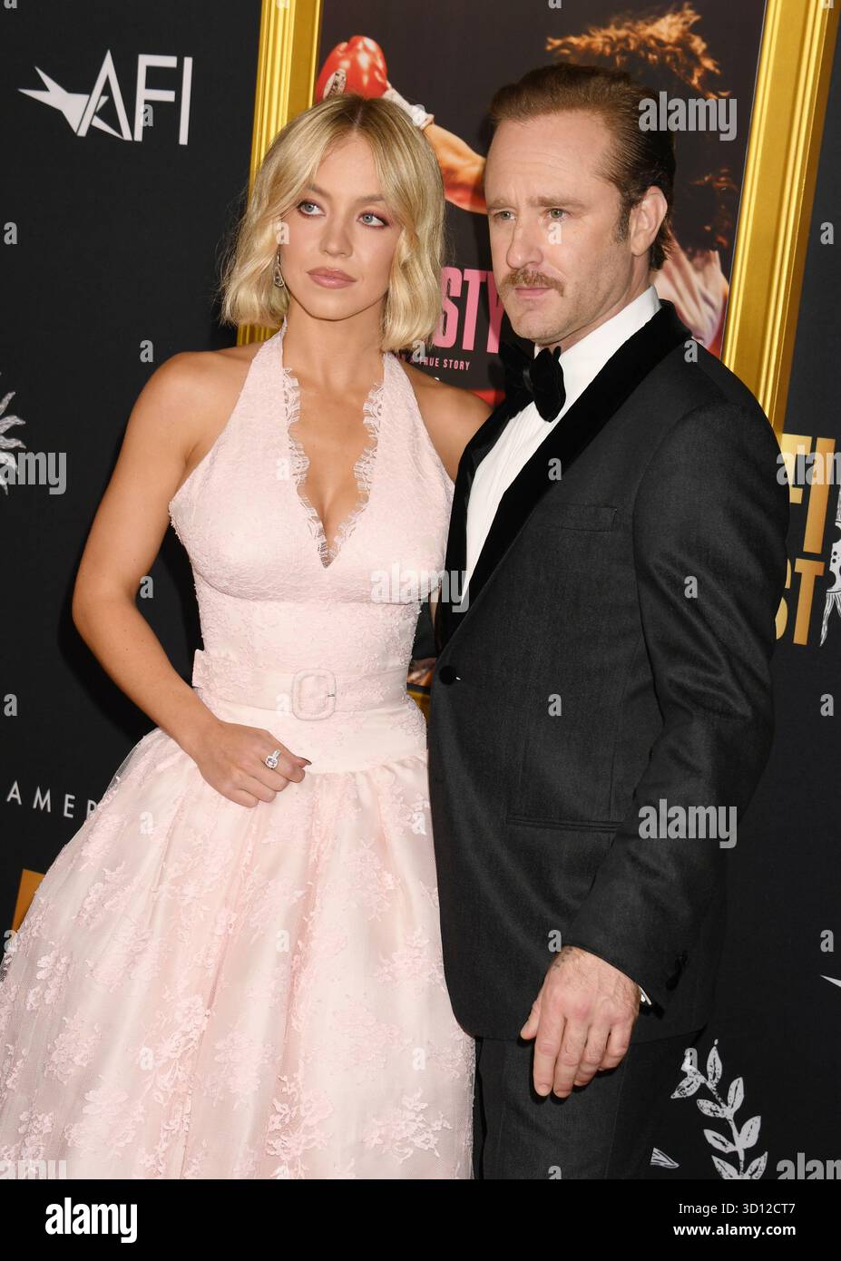 LOS ANGELES, CA - OCTOBER 25: Sydney Sweeney and Ben Foster at the AFI ...