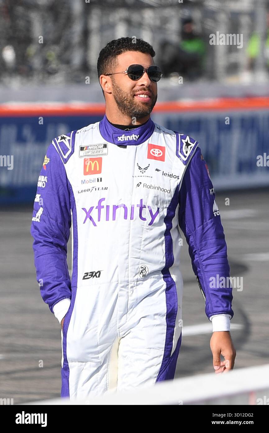 MARTINSVILLE, VA - OCTOBER 25: Bubba Wallace (#23 23XI Racing Xfinity ...