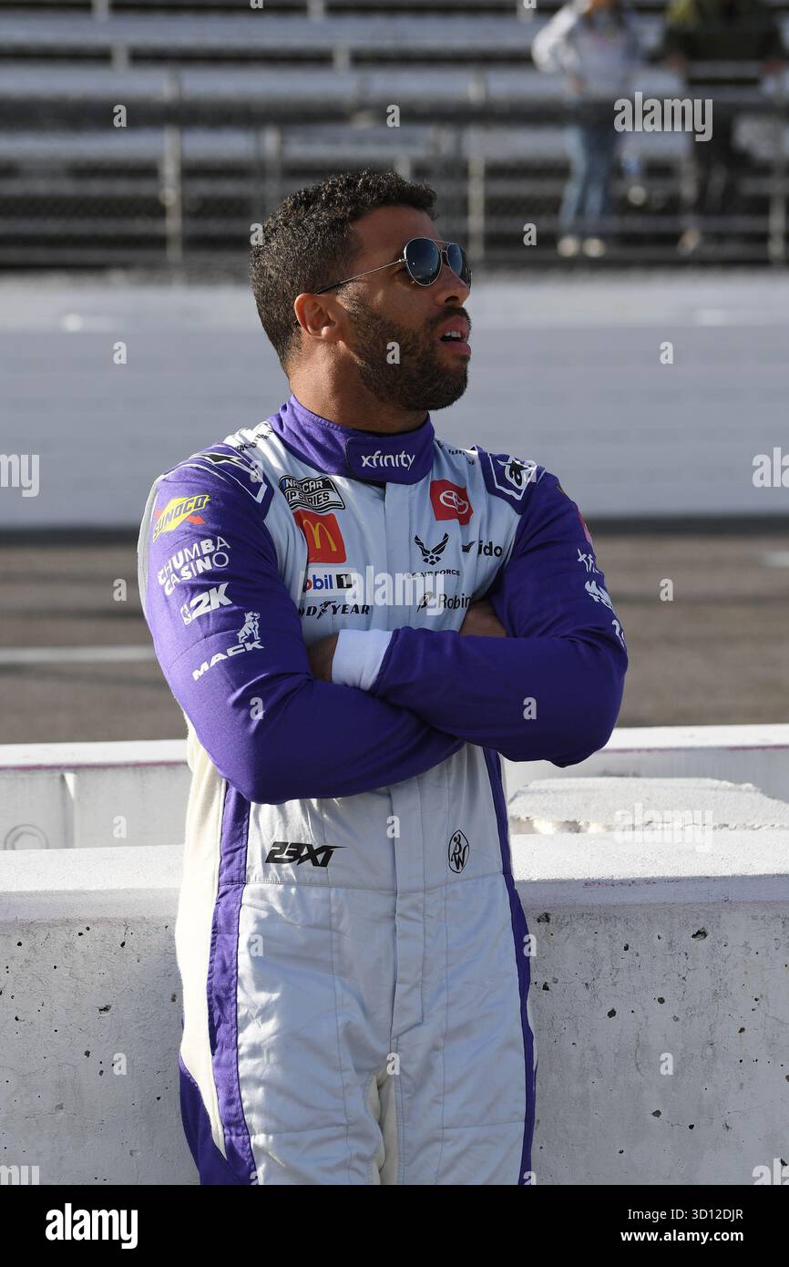 MARTINSVILLE, VA - OCTOBER 25: Bubba Wallace (#23 23XI Racing Xfinity ...
