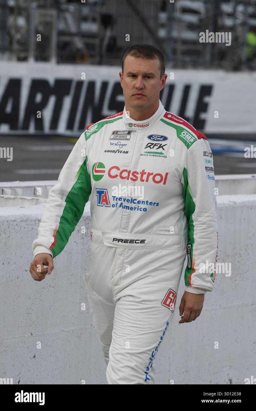 MARTINSVILLE, VA - OCTOBER 25: Ryan Preece (#60 RFK Racing Castrol ...