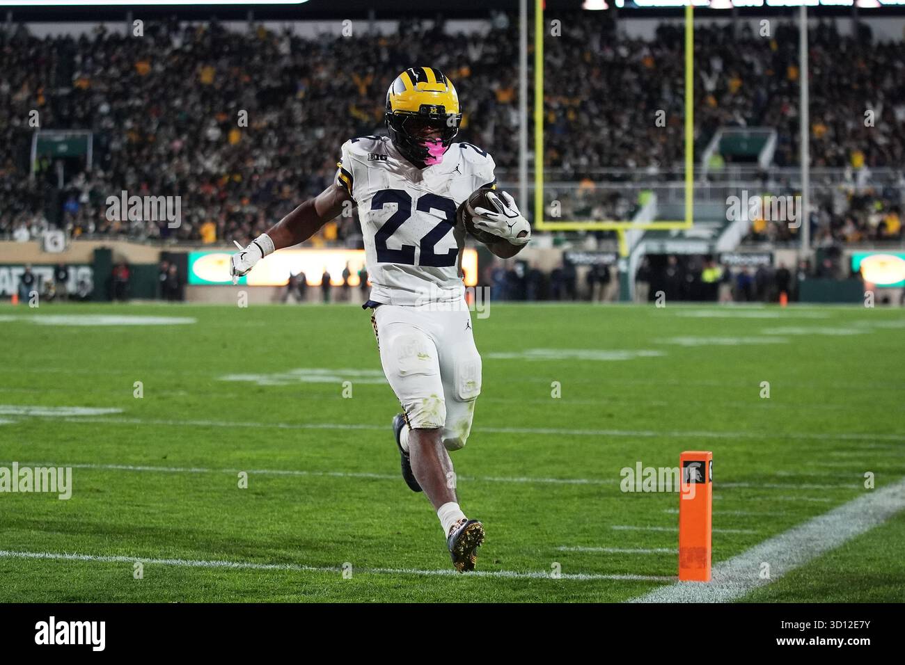 Michigan running back Justice Haynes runs to score a touchdown during ...
