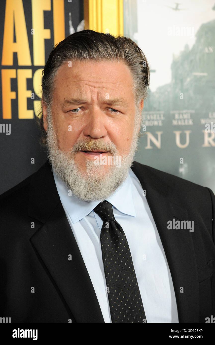 Hollywood, USA. 24th Oct, 2025. Russell Crowe at the 2025 AFI FEST - 'Nuremberg' Premiere held ...
