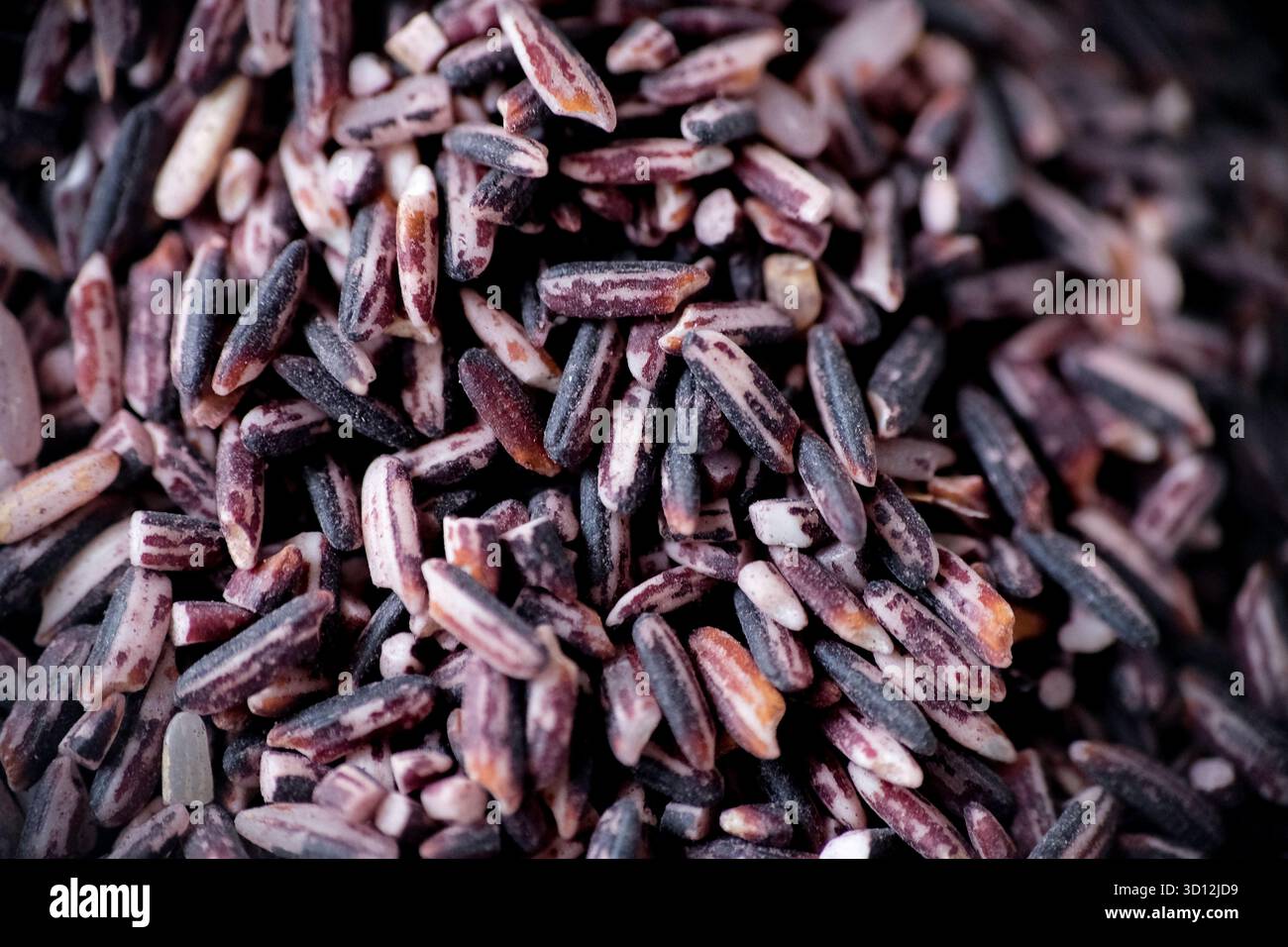Closeup black glutinous rice hi-res stock photography and images - Alamy