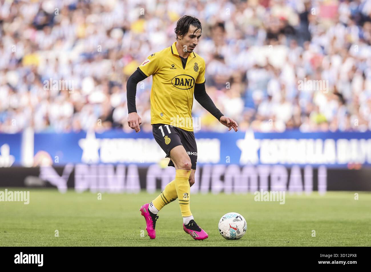 Pere Milla of RCD Espanyol during the Spanish championship La Liga ...