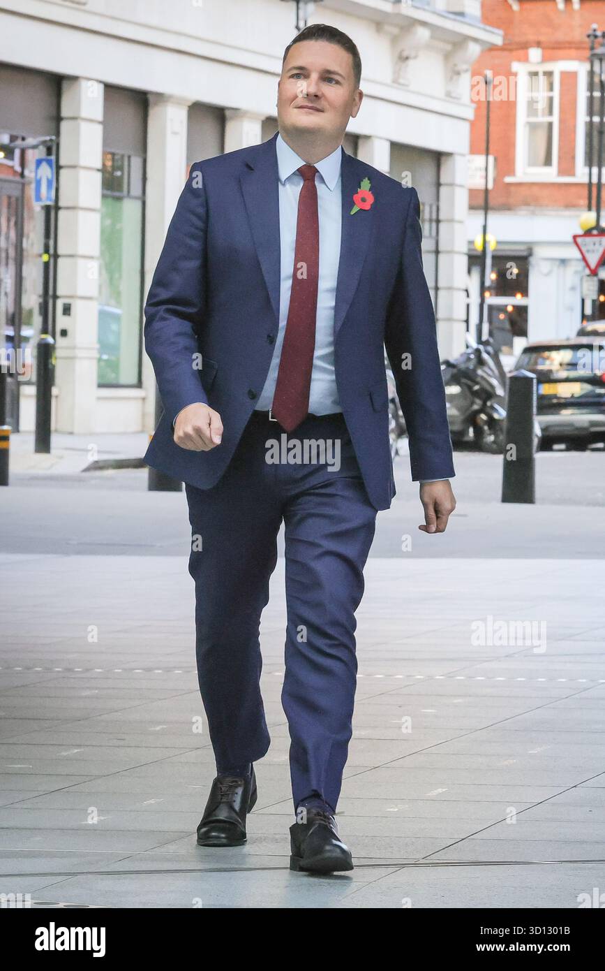 London, UK. 26th Oct 2025. Wes Streeting, Secretary of State for Health ...