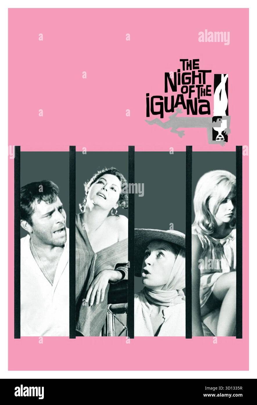 DEBORAH KERR, RICHARD BURTON, SUE LYON and AVA GARDNER in THE NIGHT OF ...