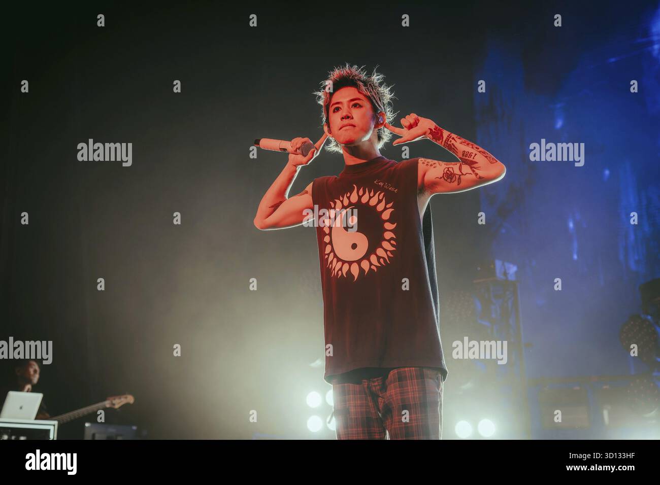 Singer Takahiro Moriuchi from One Ok Rock live on Detox European Tour ...
