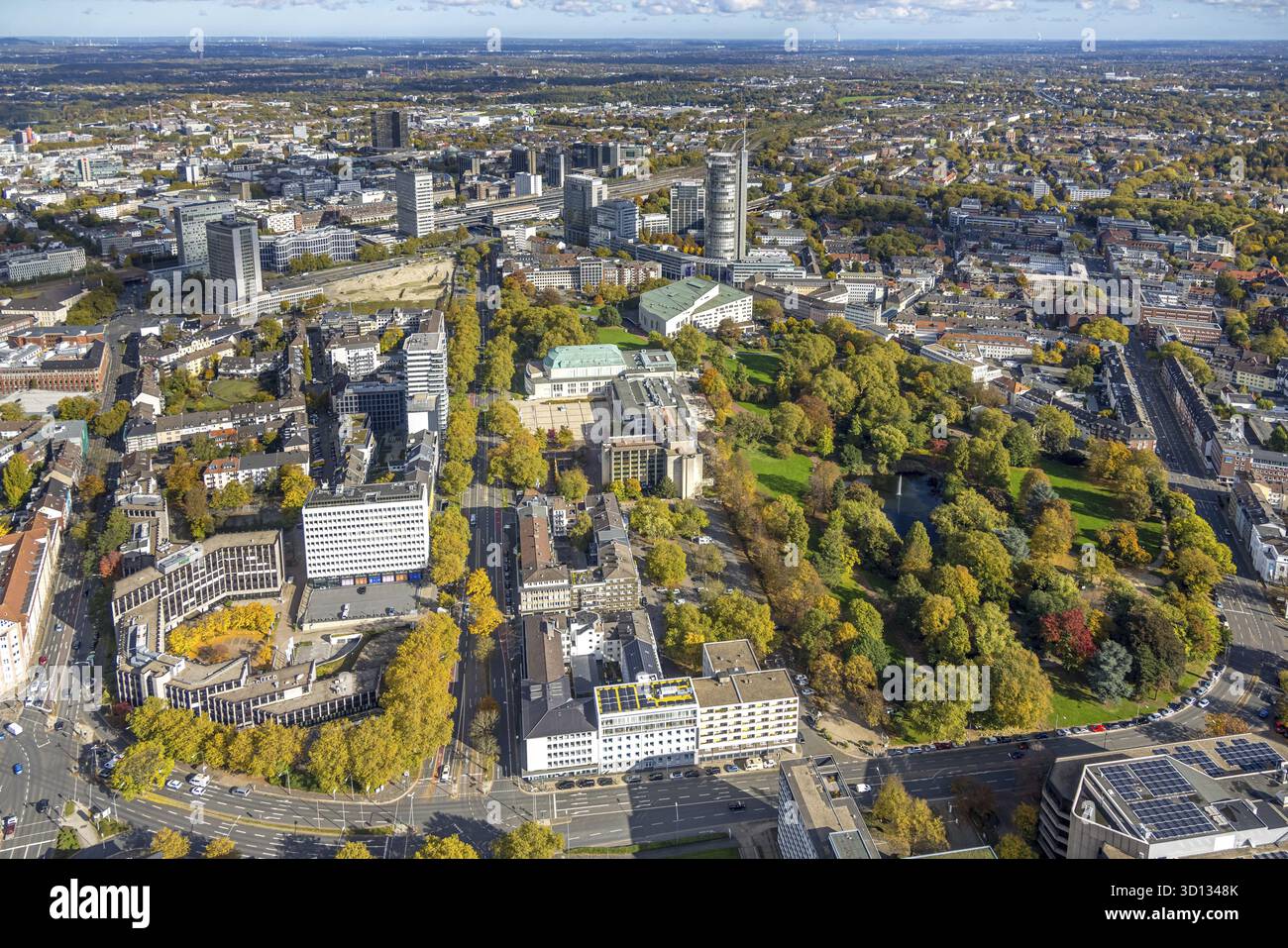 Campus essen construction site at main station hi-res stock photography ...