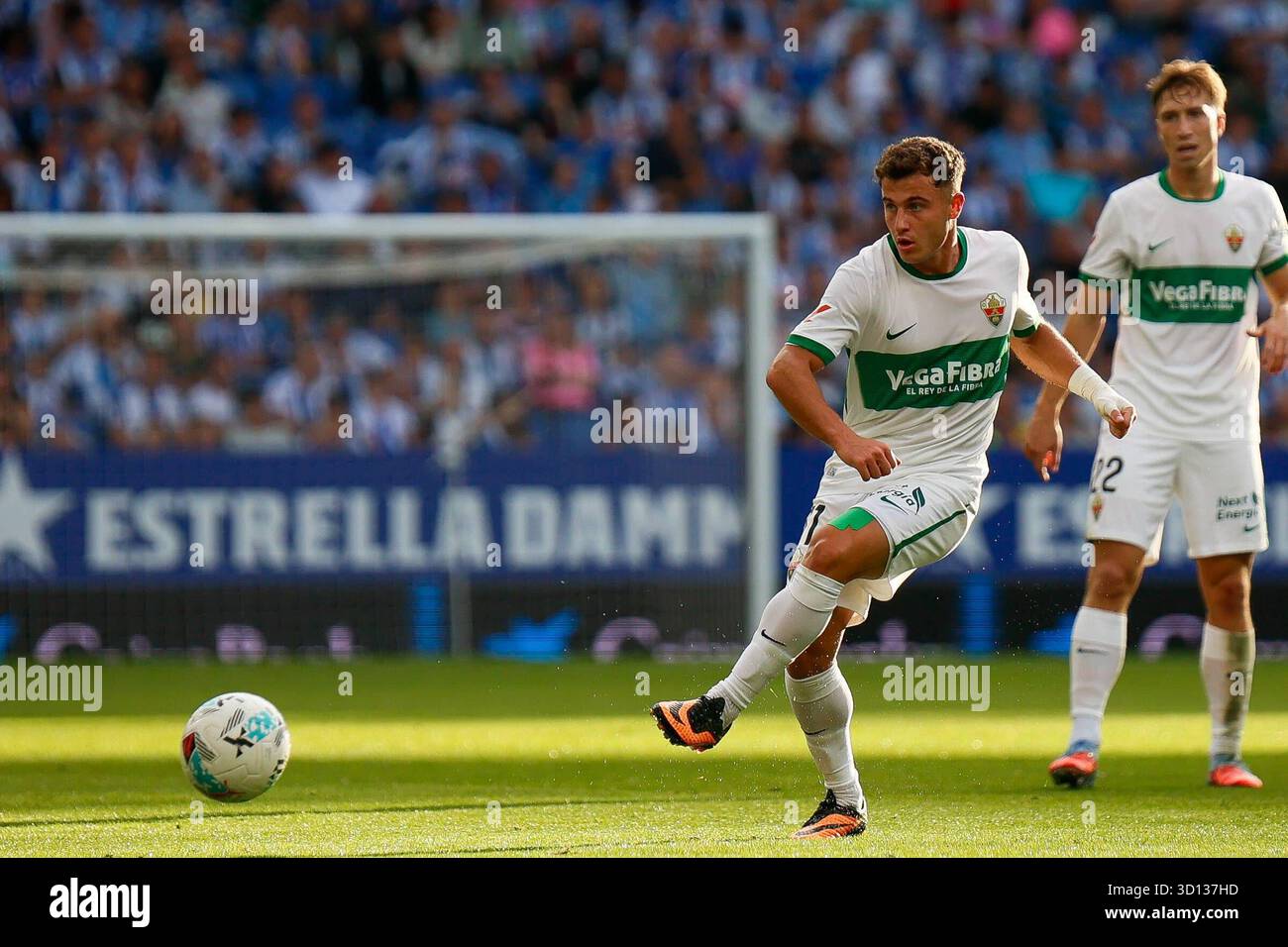Spanish La Liga EA Sports soccer match Espanyol vs Elche at RCDE ...