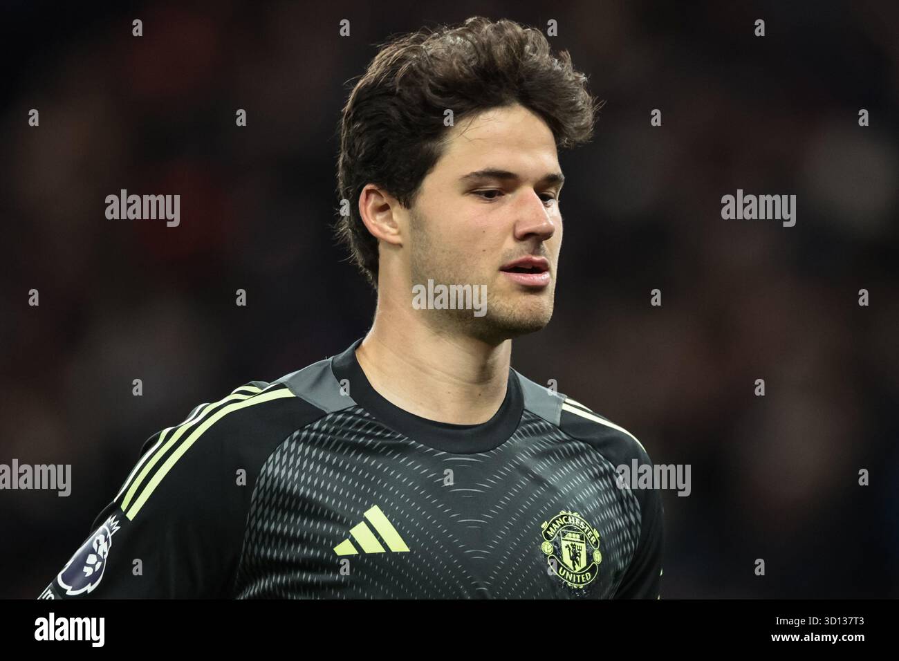 Manchester United goalkeeper Senne Lammens during the Premier League ...