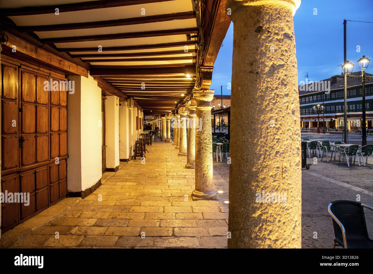 Almagro, Ciudad Real - Spain - 10-08-2024: View of Plaza Mayor de ...