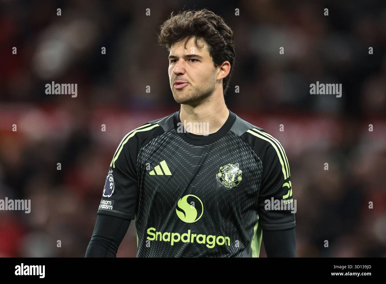 Manchester United goalkeeper Senne Lammens during the Premier League ...