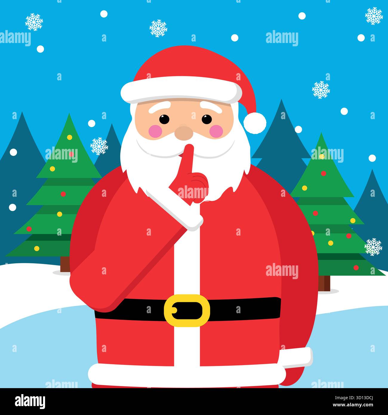 Funny santa bauble Stock Vector Images - Alamy
