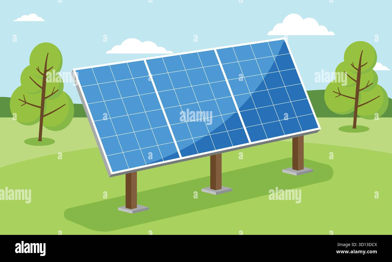 Industrial solar system Stock Vector Images - Alamy