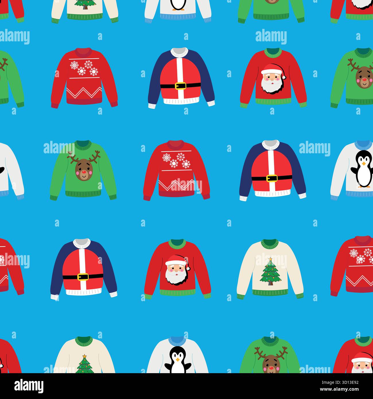 Christmas sweaters vintage Stock Vector Images - Alamy