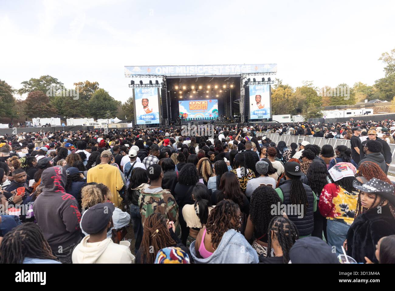 The crowd during the One Musicfest held in Piedmont Park in Atlanta ...